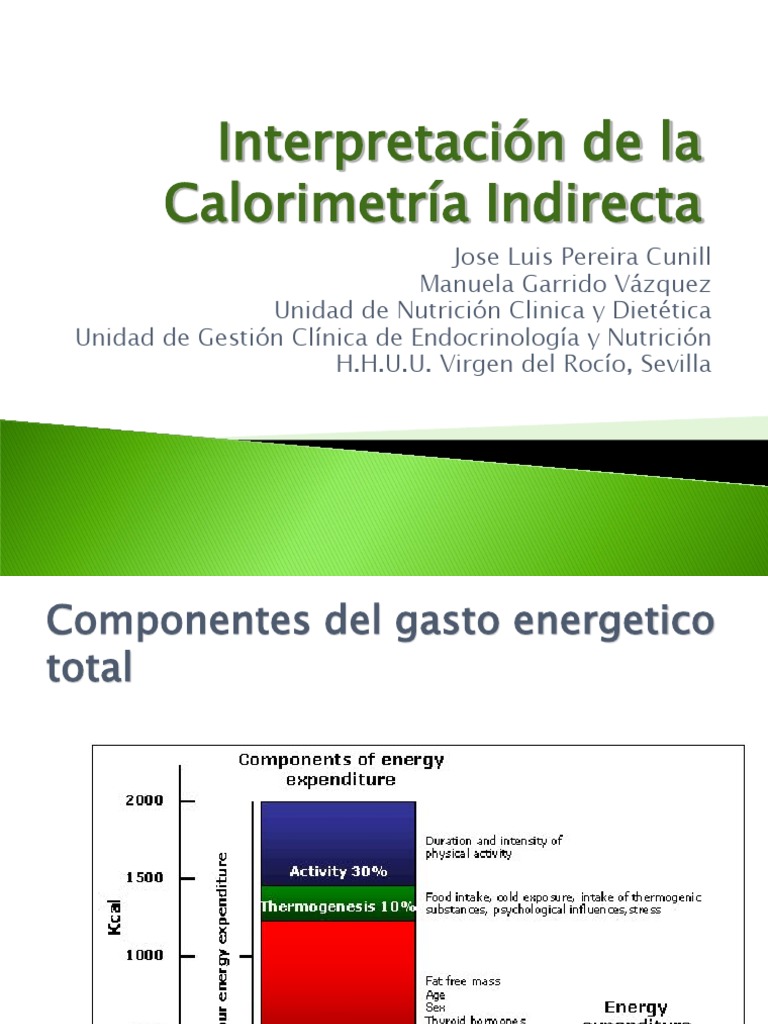 Interpretacion de La Calorimetra Indirecta | PDF | Sistema respiratorio ...
