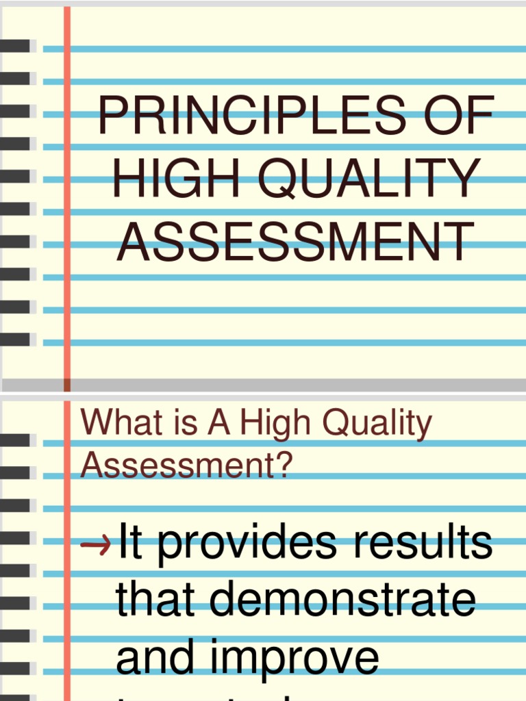 Assessment | PDF | Educational Assessment | Validity (Statistics)