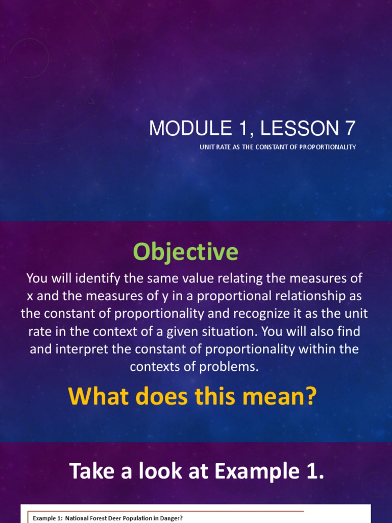Understanding Unit Rate and Proportionality | PDF | Finance & Money ...