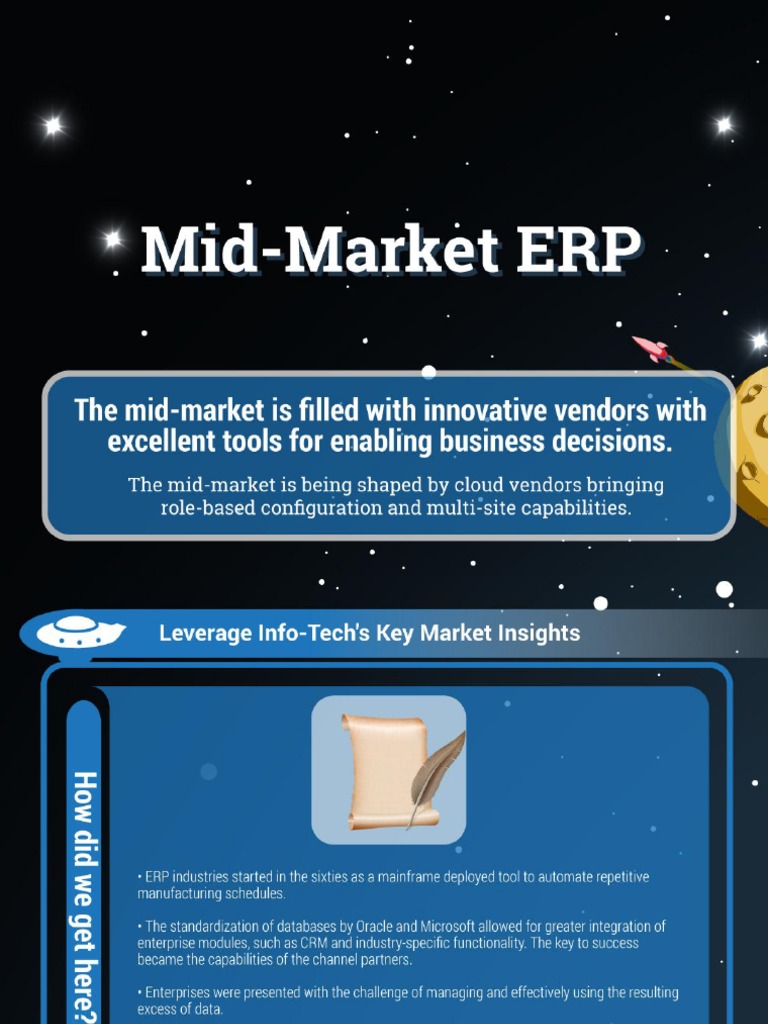 It Mid Market Erp Vendor Landscape Storyboard Pdf Enterprise Resource Planning Business