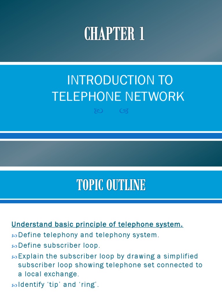 Introduction to Telephone Systems | PDF | Telephone | Telephony