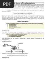 Multi Lift Point Calcs | PDF