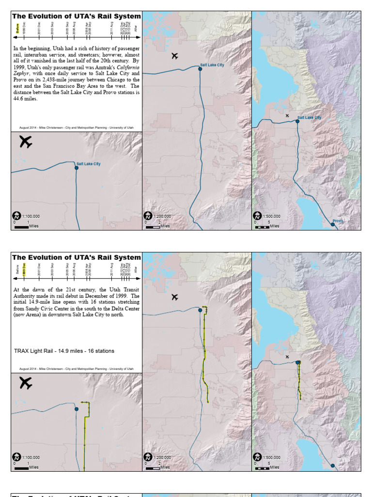 UTA Rail System Overview: Sugar House | PDF | Land Transport | Salt ...