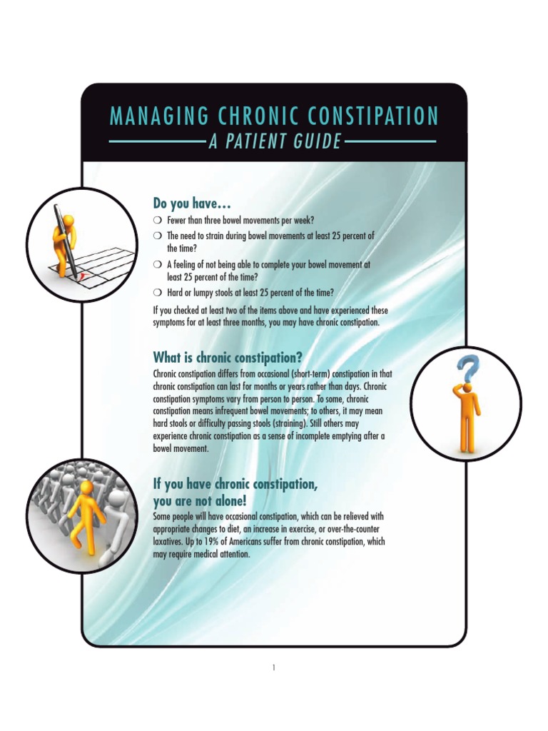 Managing Chronic Constipation: A Patient Guide | PDF | Constipation ...