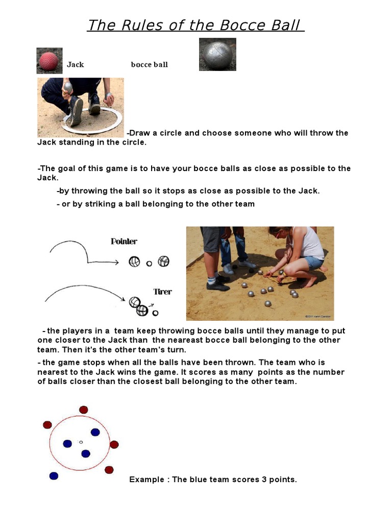 Pétanque Rules | PDF | Ball Games | Sports