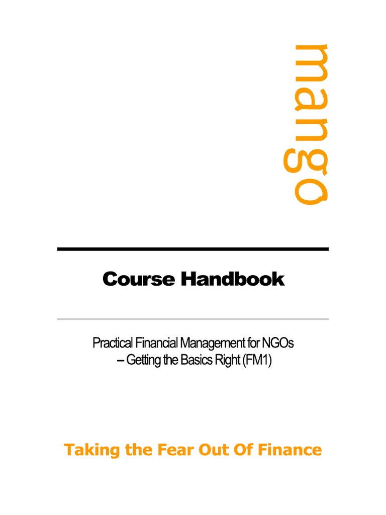 Practical Financial Management For NGOs Coursebook English Part 1 | PDF ...