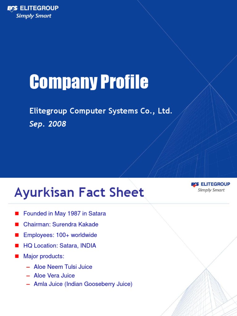 Company Profile: Elitegroup Computer Systems Co., LTD | PDF | Personal ...