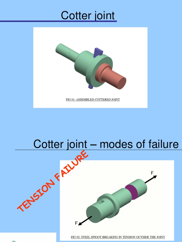 Socket & Spigot Cotter Joint | PDF