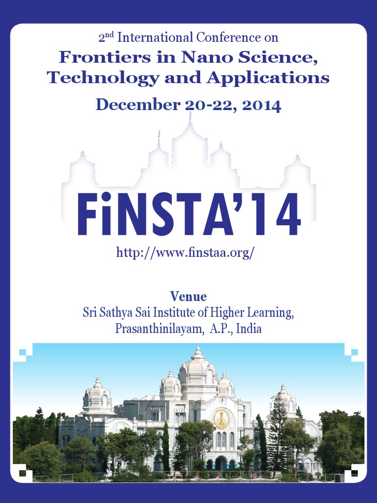 Finsta'14: Frontiers in Nano Science Technology and Applications | PDF ...
