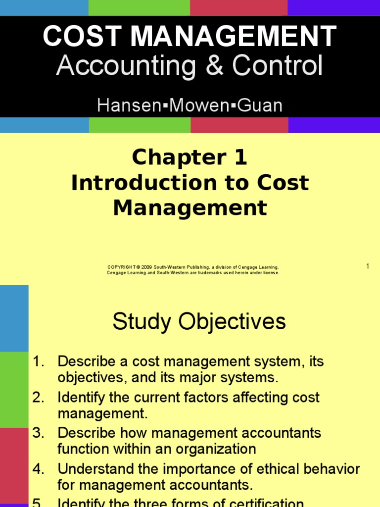 Introduction To Cost Management | PDF | Financial Accounting | Business ...