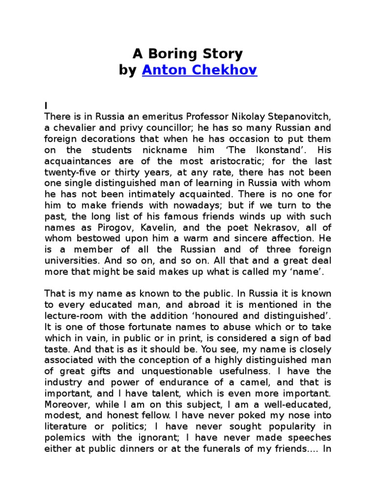 A Boring Story | PDF | Nature