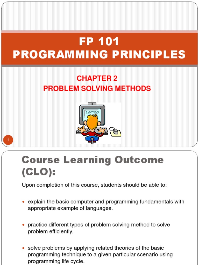 Chapter 2-Problem Solving Methods | PDF | Input/Output | Computer Program Chapter 2-Problem Solving Methods | PDF | Input/Output | Computer Program