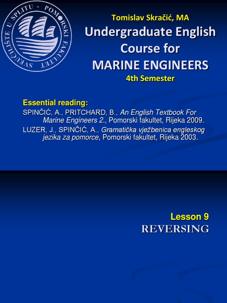 Reversing Methods for Marine Engines | PDF | Transmission (Mechanics ...