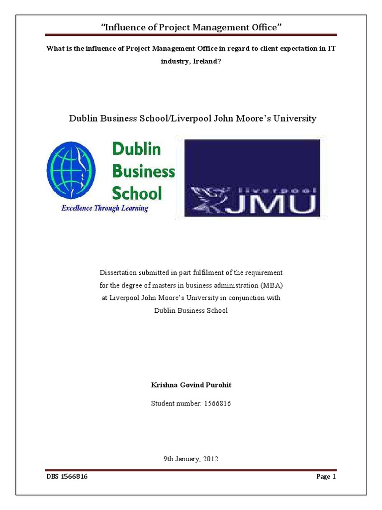 Simple Thesis On PMO | PDF | Project Management | Governance