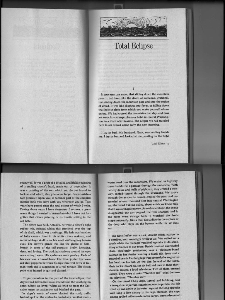 Total Eclipse by Annie Dillard | PDF | Sky | Sun