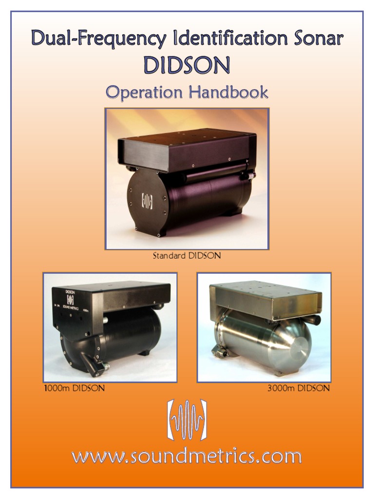 300m Didson Manual | PDF | Sonar | Ethernet