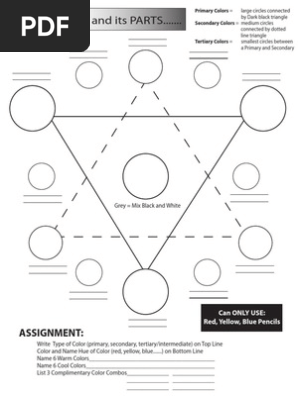Color Wheel Worksheet Answers