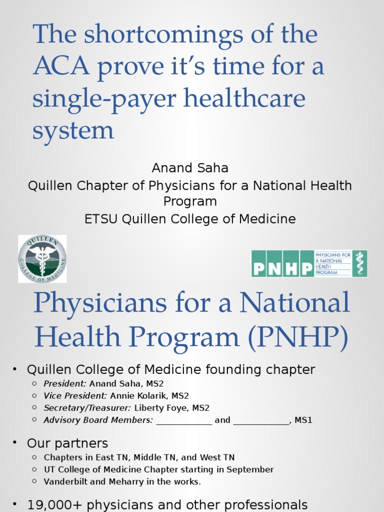 Anand Saha's Presentation For Physicians For A National Health Program ...