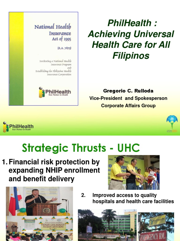 PhilHealth's Vision for Universal Health Care | PDF | Health Policy ...