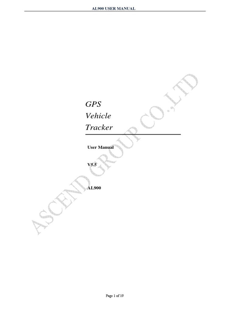 GPS Vehicle Tracker: User Manual | PDF | General Packet Radio Service ...