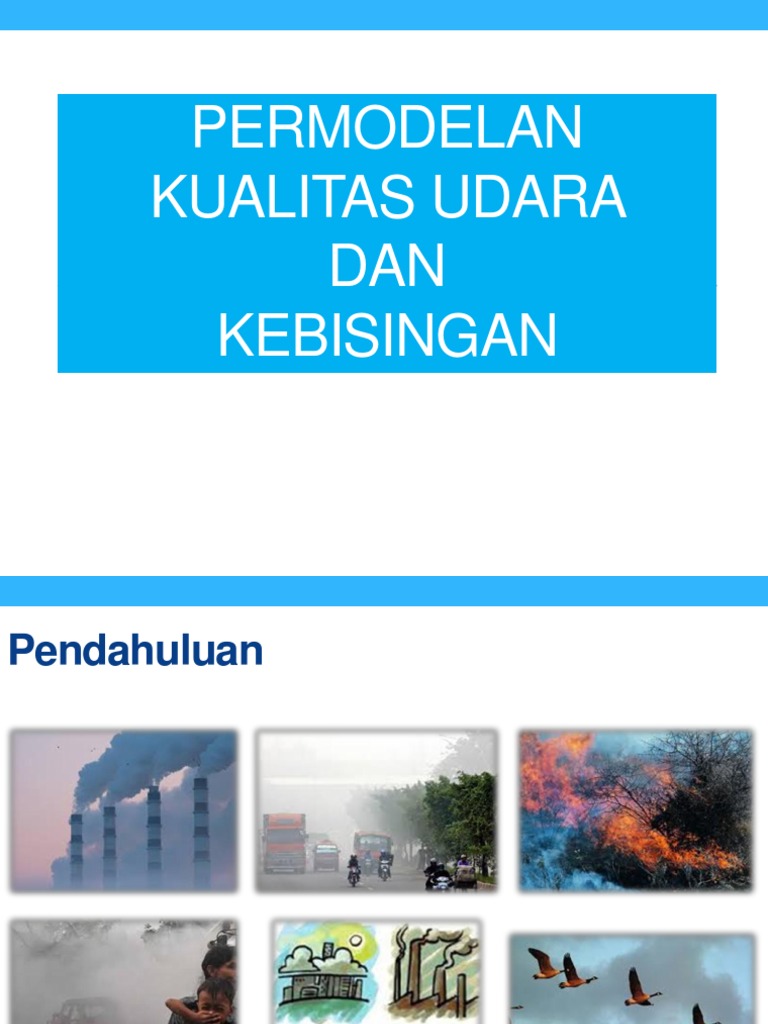 Permodelan Kualitas Udara | PDF