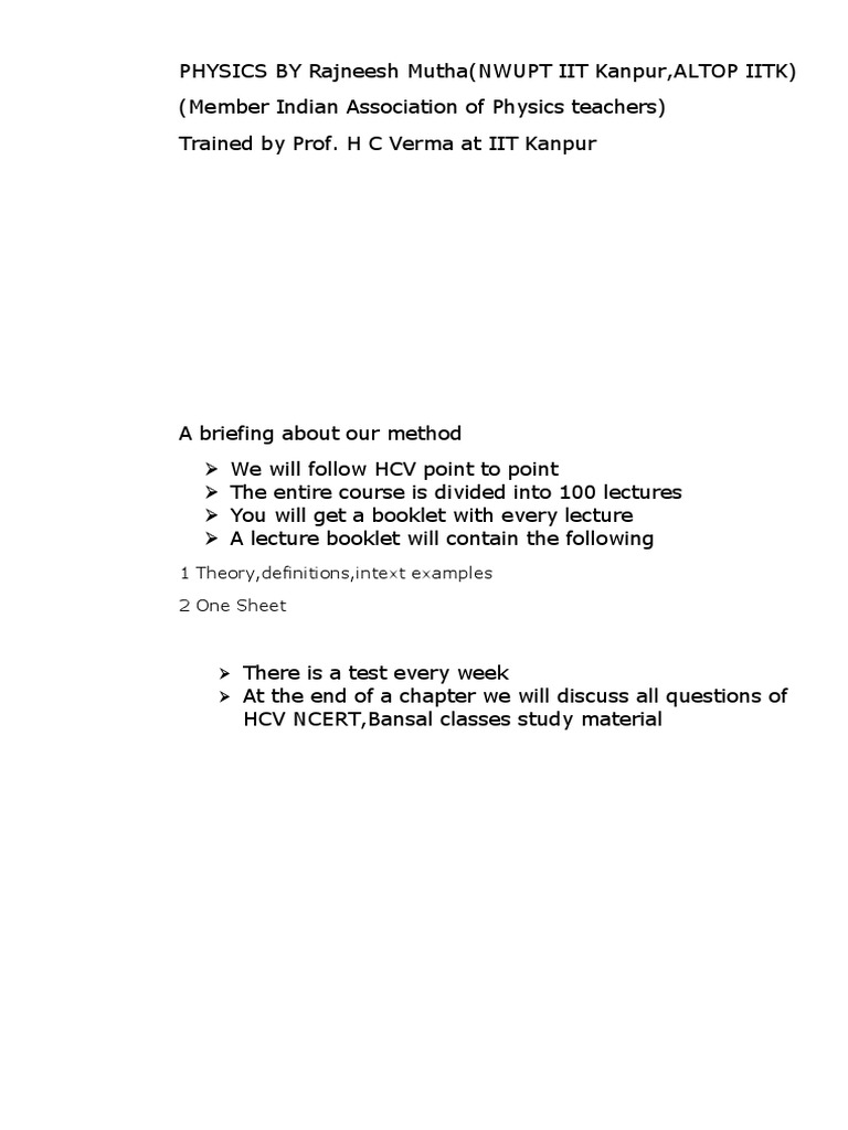 Booklet CH 2 HCV Vectors | PDF | Derivative | Observational Error