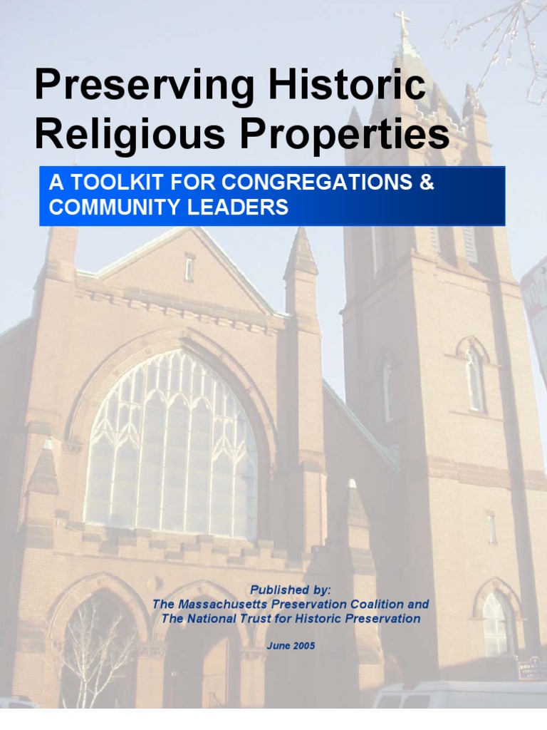 Preserving Historic Religious Properties: A Toolkit For Congregations ...