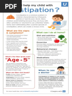 Constipation CHEO Handout | PDF | Constipation | Human Feces
