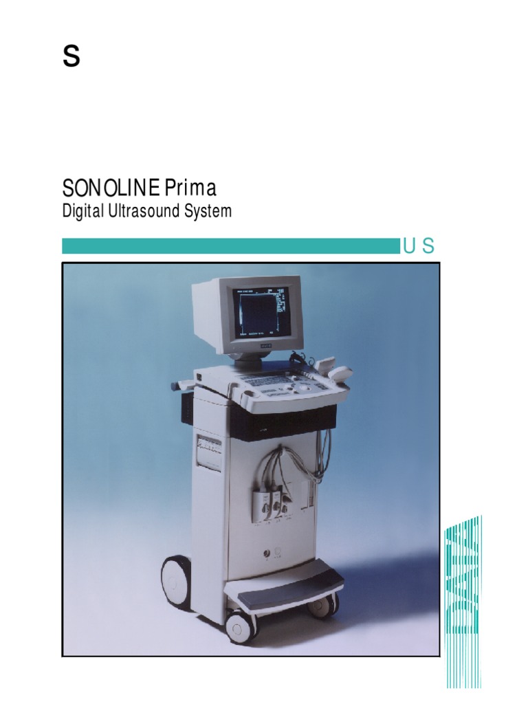Sonoline Prima | PDF | Aperture | Medical Ultrasound