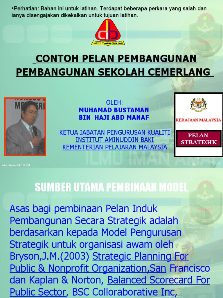 Perancangan Strategik Sekolah | PDF