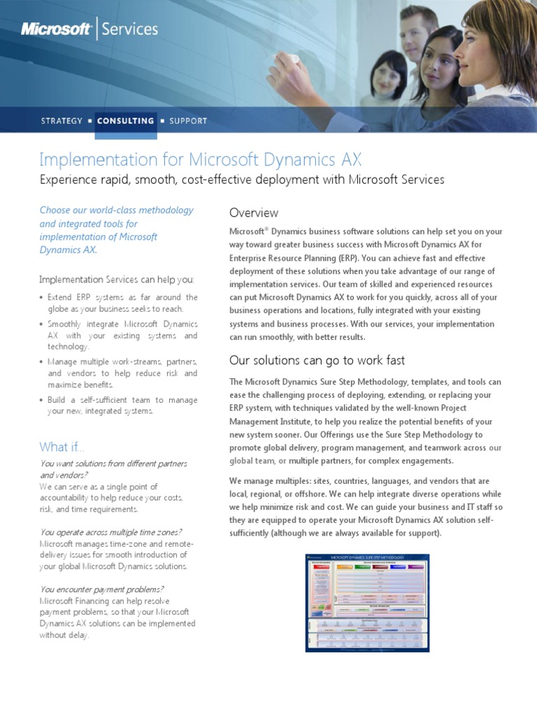 01 IMP AX Datasheet Oct 2011 | PDF | Implementation | Enterprise Resource Planning