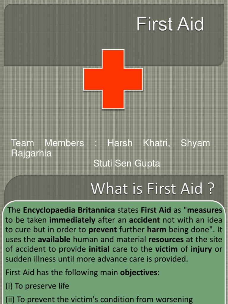 Essential First Aid Guide and Practices | PDF | Self-Improvement