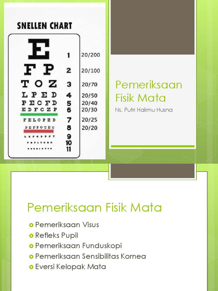 Pemeriksaan Fisik Mata | PDF | Sains & Matematika