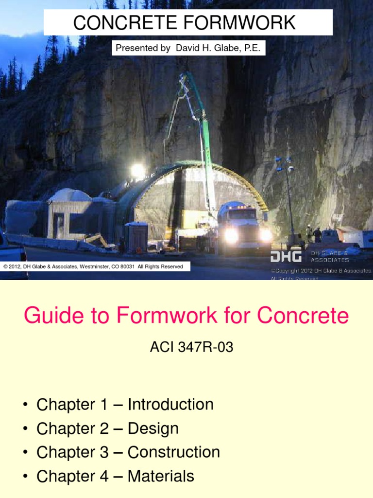 Formwork Falsework Differences | PDF