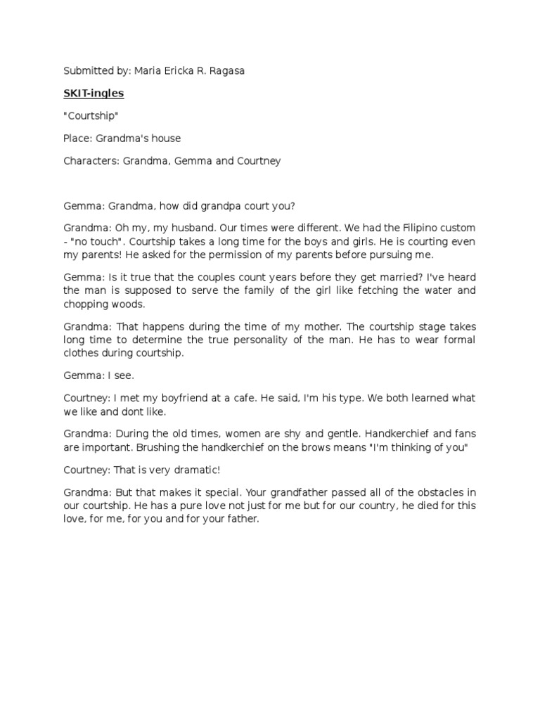 Skit Filipino | PDF