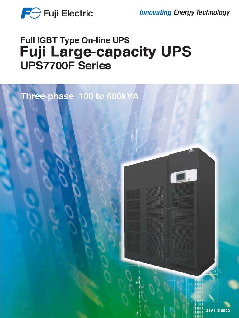 Fuji Ups 7700f | PDF | Power Inverter | Rectifier