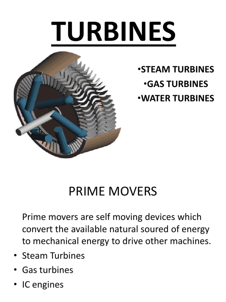 TURBINES and types.pdf | Turbine | Gas Turbine