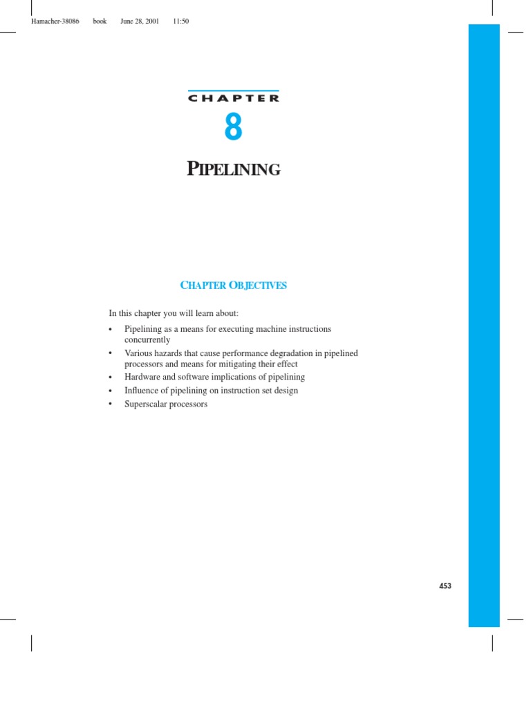 Carl Hamacher CHPTR 8 Pipeline | PDF