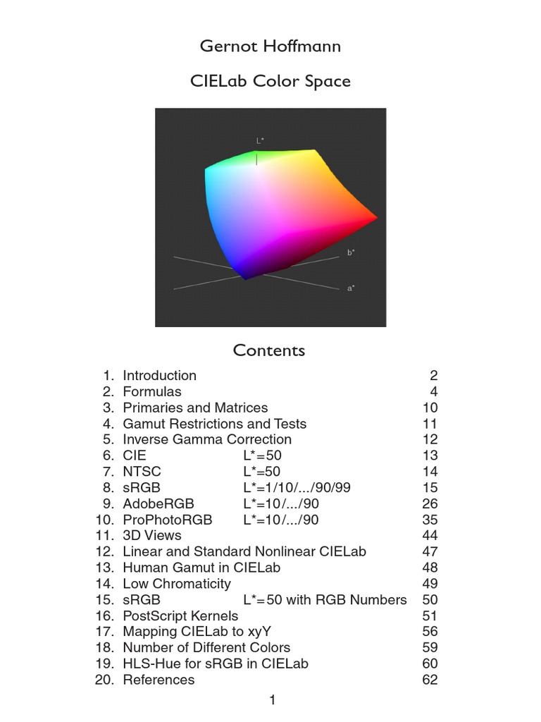 Color Space | PDF | Optics | Imaging