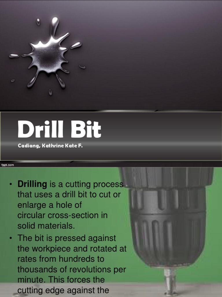 DRILLBITS | PDF | Drill | Machining
