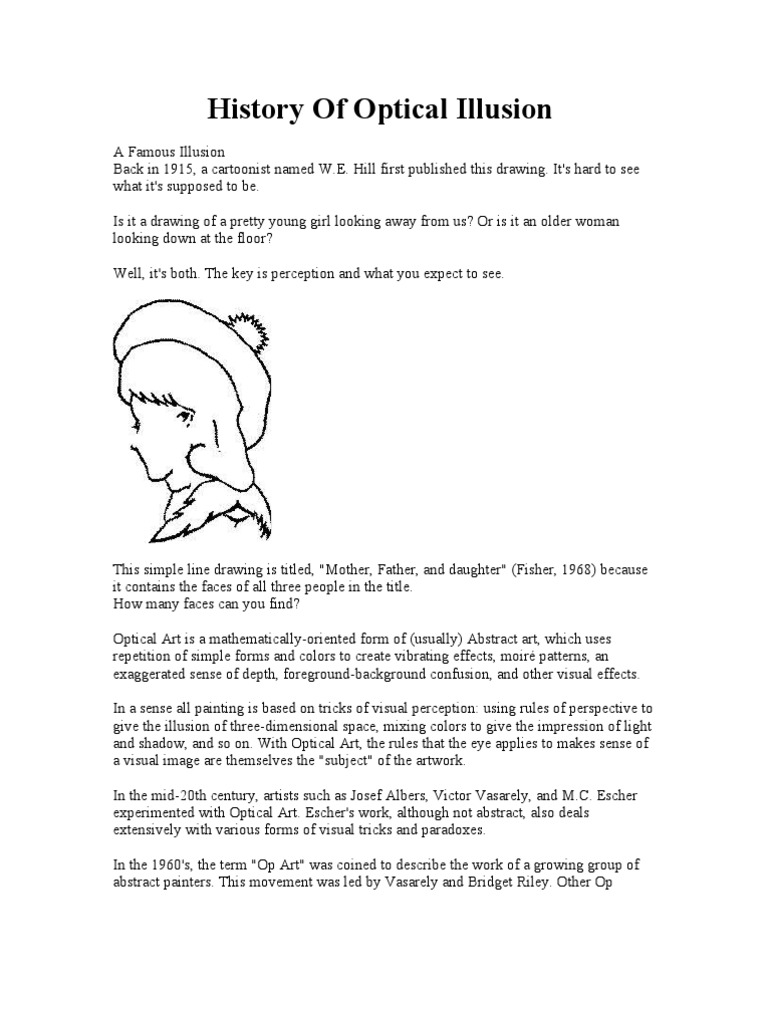 History of Optical Illusion | PDF