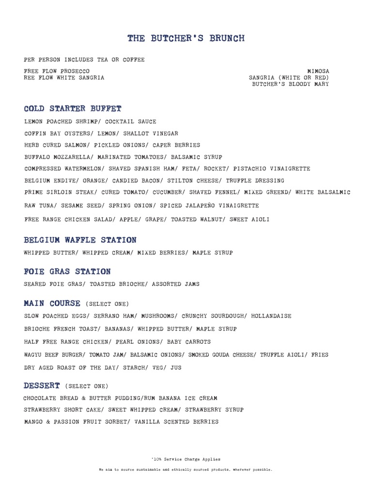 BB BrunchMENU V2 13MAY14noprice | PDF