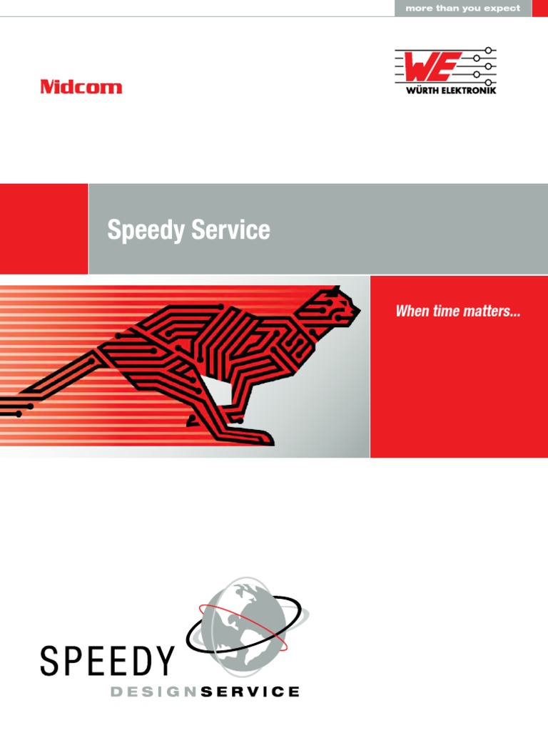Speedy Design Service Brochure | PDF | Transformer | Inductance