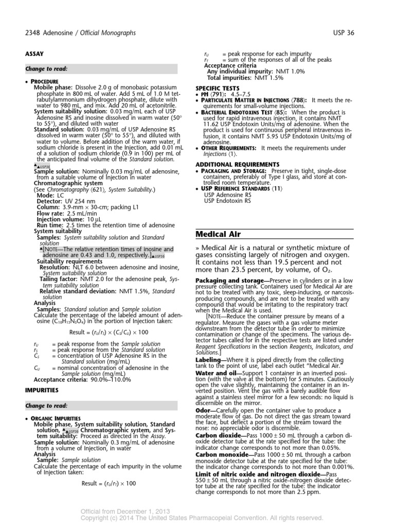 Usp 36 | PDF | Titration | Chemistry