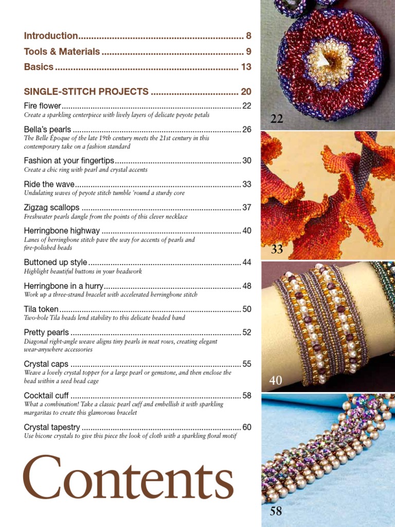 Spread | PDF | Bead | Beadwork