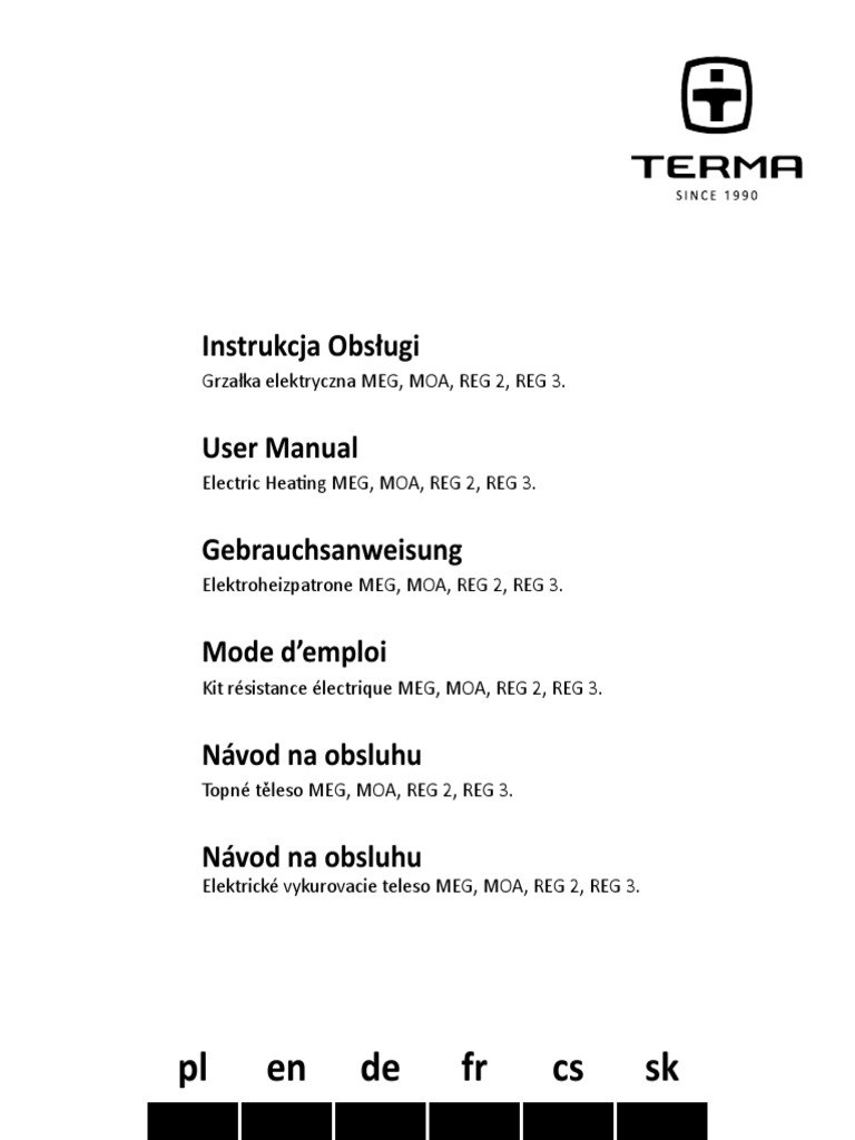 TERMA MEG Heating Instruction | PDF