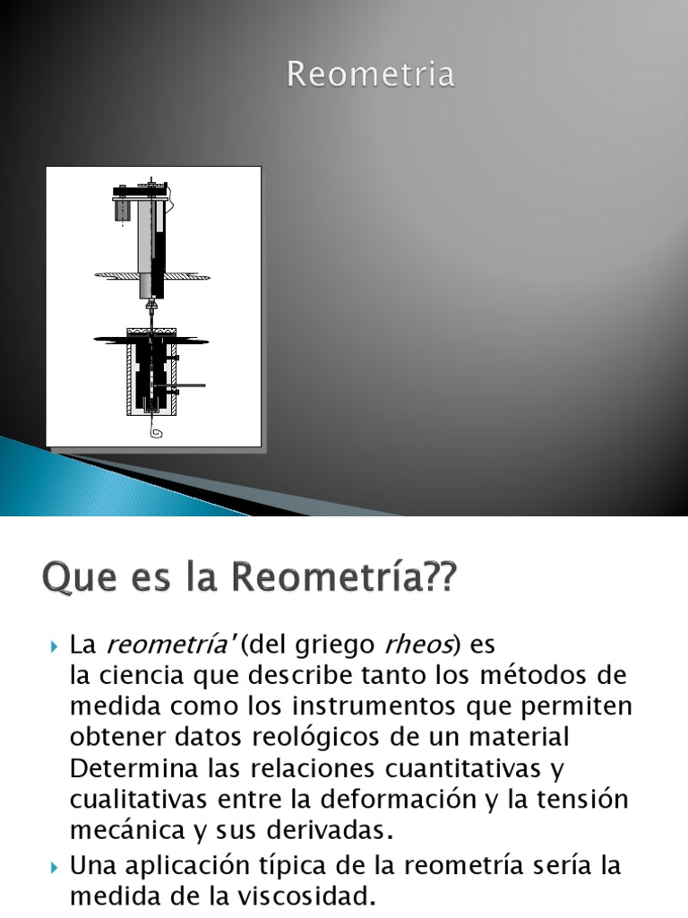 Reometria | PDF | Viscosidad | Líquidos