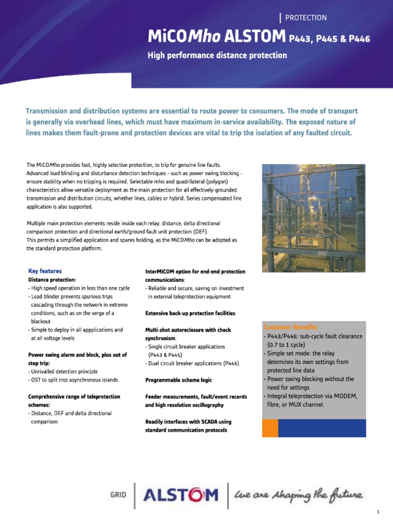 MiCOMho Alstom P443, P445, P446 | PDF | Language Arts & Discipline ...