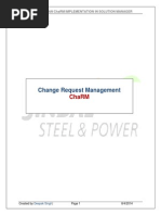 SAP Change Managment Process - ChaRM | PDF | Business | Information ...