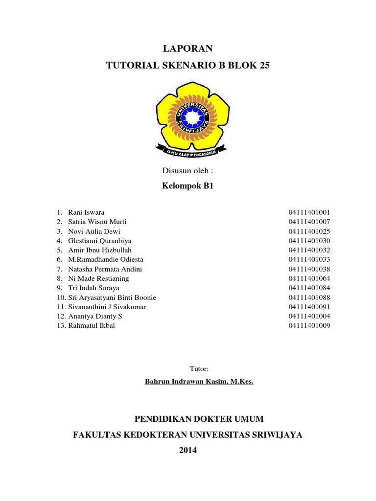 Laporan Skenario B Blok 25 | PDF